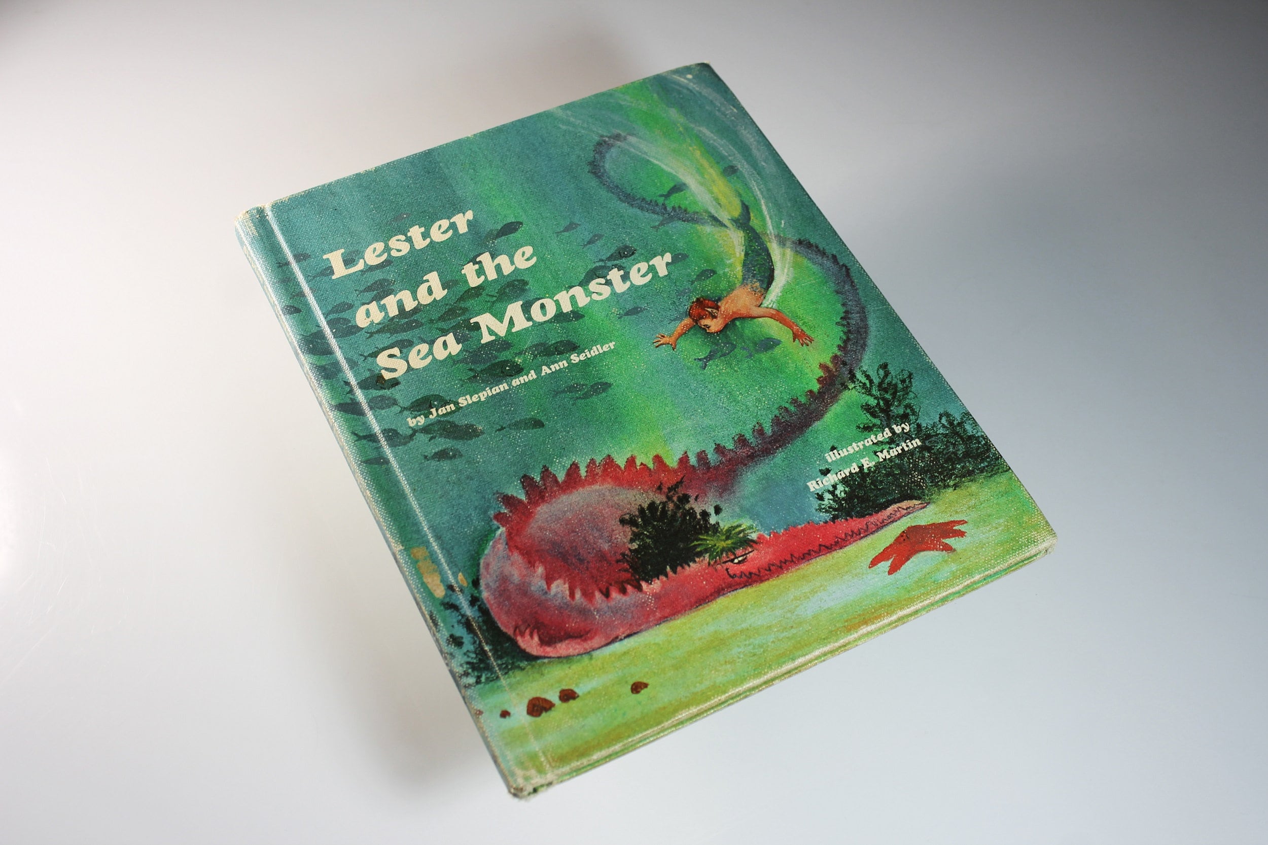 Children's Hardcover Book, Lester and the Sea Monster, Jan Slepian ...