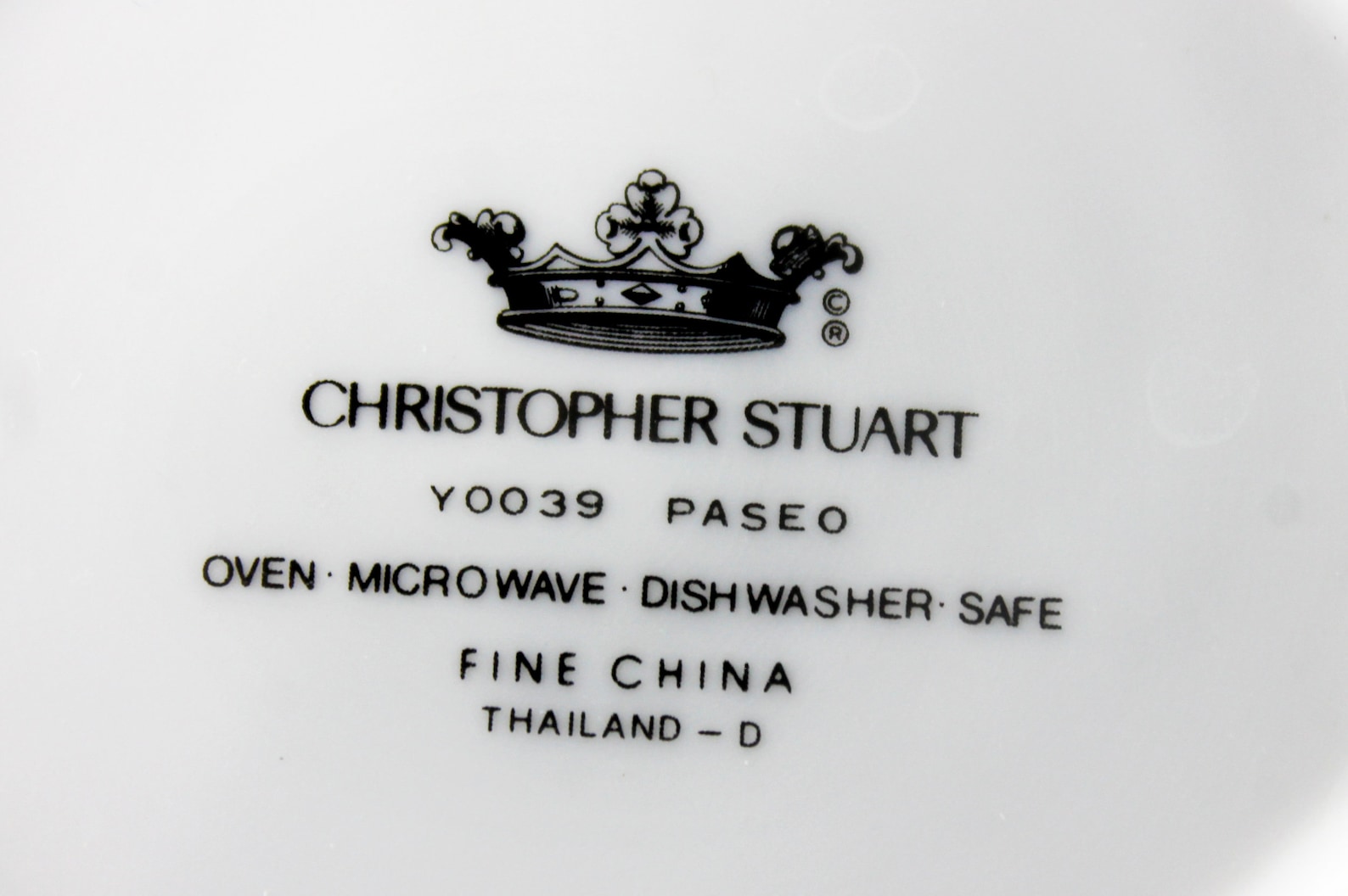 Sugar and Creamer, Christopher Stuart, Paseo, Fine China, Octagonal ...