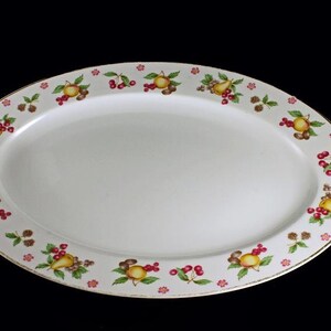 Platter, Empress China, Orchard Pattern, Porcelain, Fruit Pattern, Fine ...