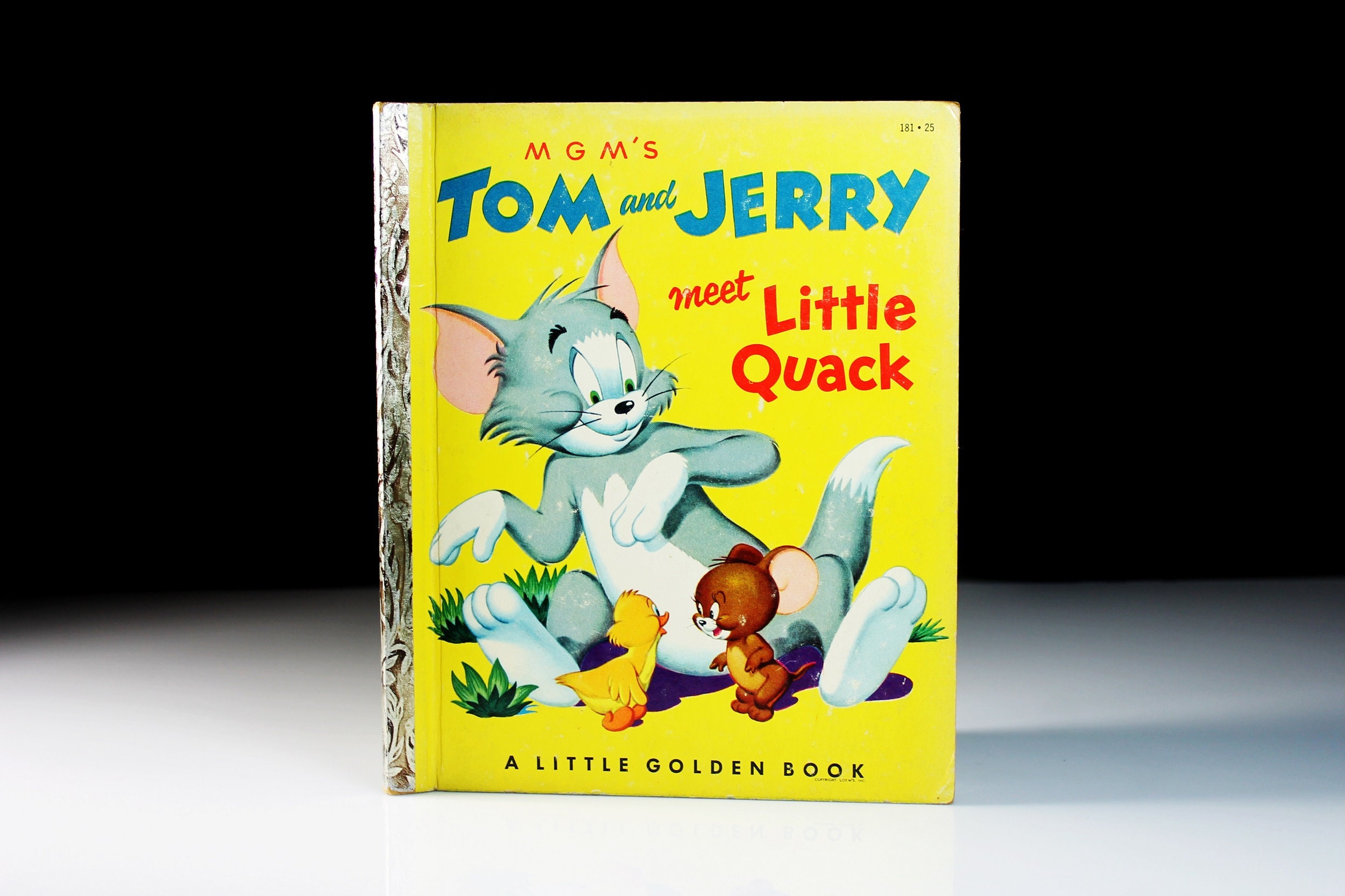 Children's Book, Tom and Jerry Meet Little Quack, Little Golden Book ...
