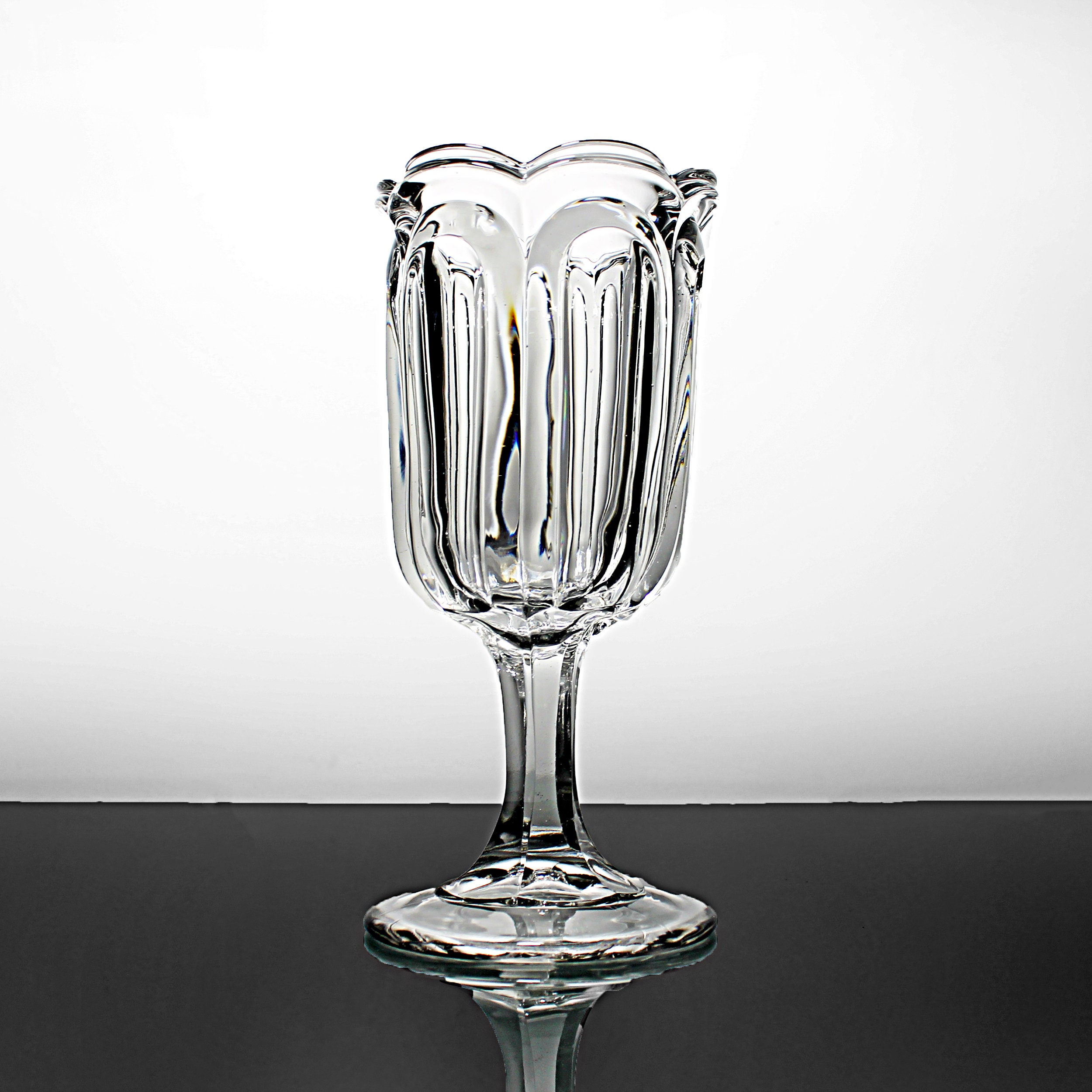 Antique EAPG Celery Vase, Lyon & Co., Seneca Loop, Paneled, Circa 1860s ...