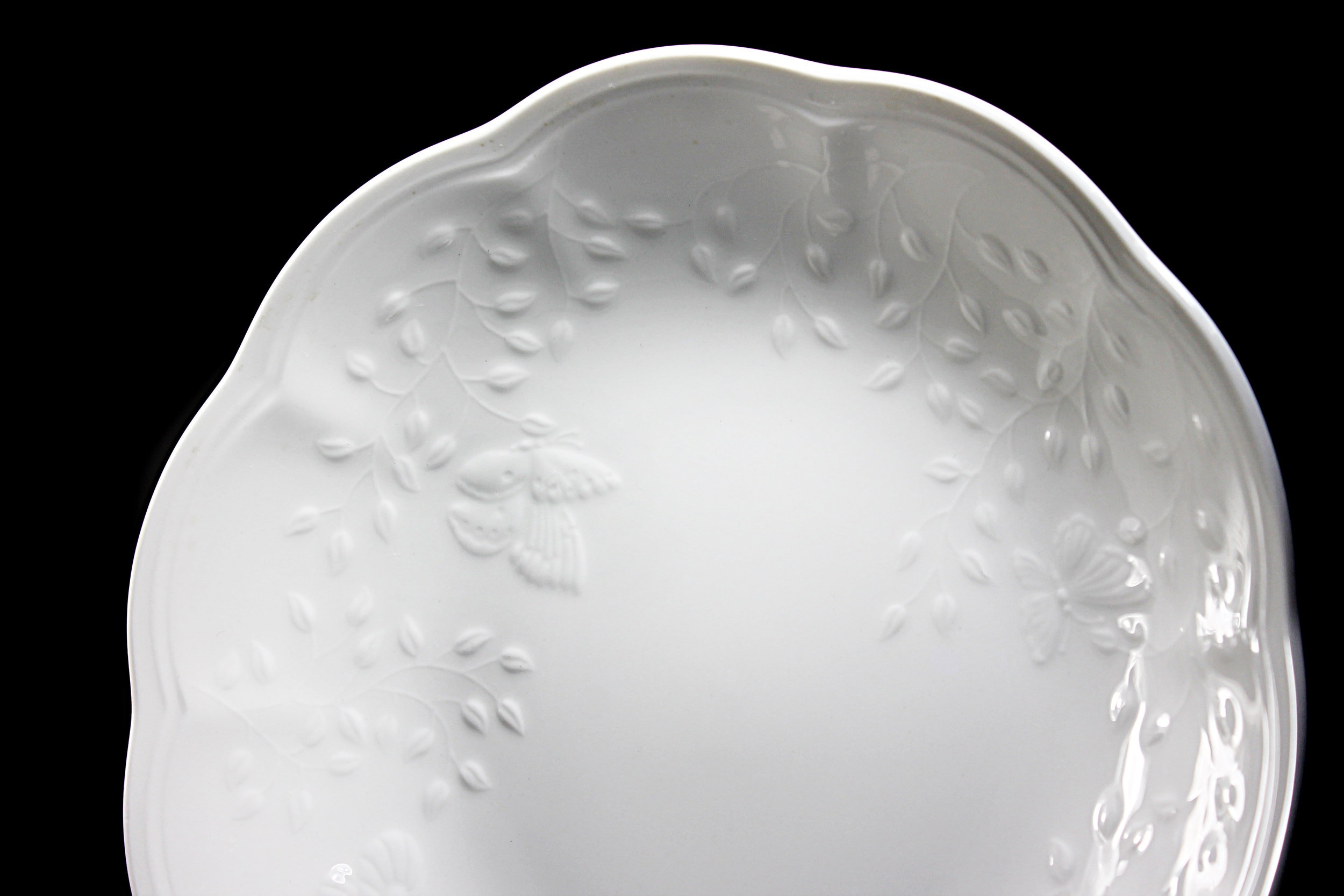 Soup Bowls, Lenox, Butterfly Meadow Cloud, Pasta Bowl, All White ...