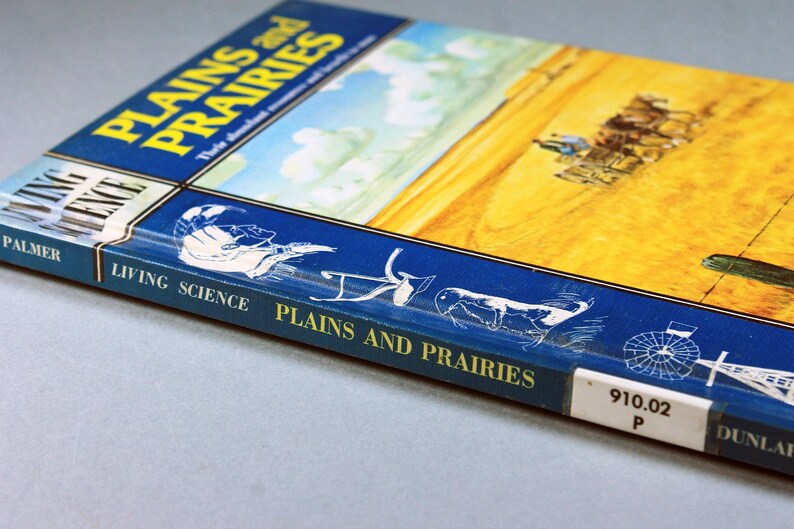 1968 Children's Hardcover Book Living Science Plains and | Etsy