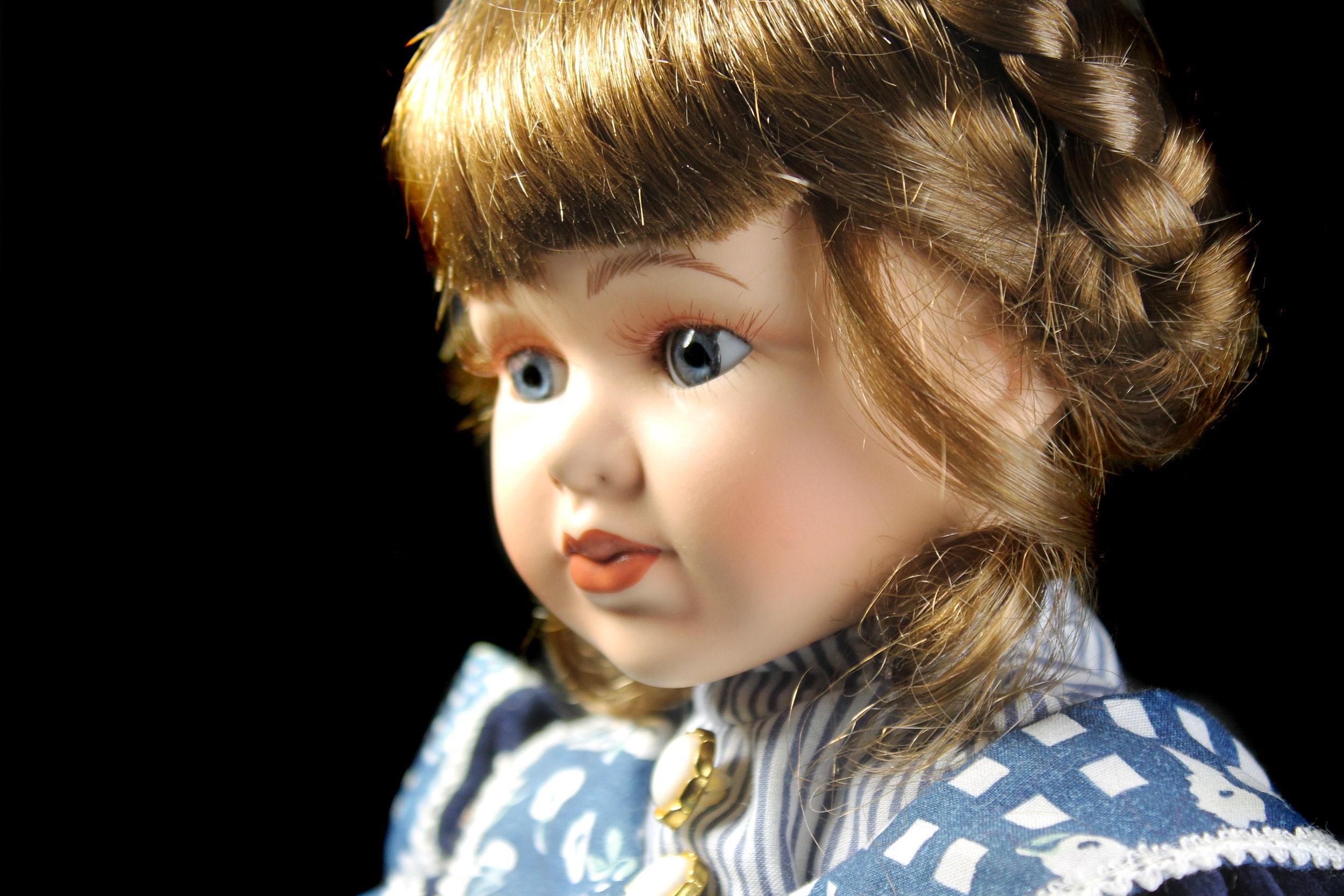 Collectible Porcelain Doll, The Angelina Collection, 17 inch Doll ...