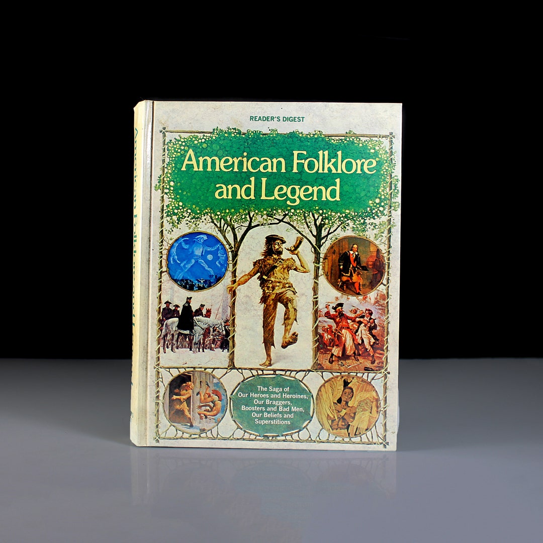 Hardcover Book, American Folklore and Legend, Reader's Digest, Coffee ...