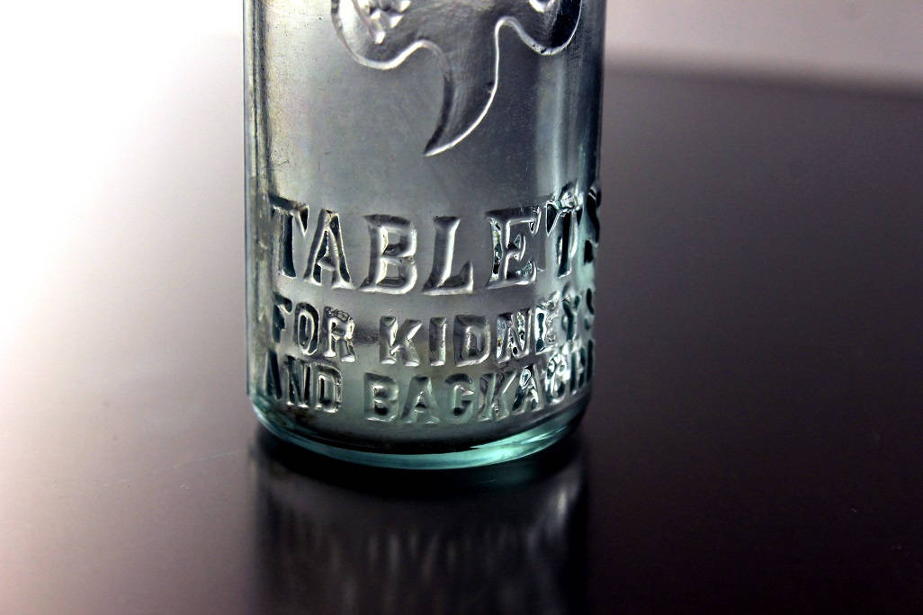 Antique Bottle, Dr. Pierce's Anuric Tablets, Aqua, Circa 1914, Quack Medicine Bottle ...