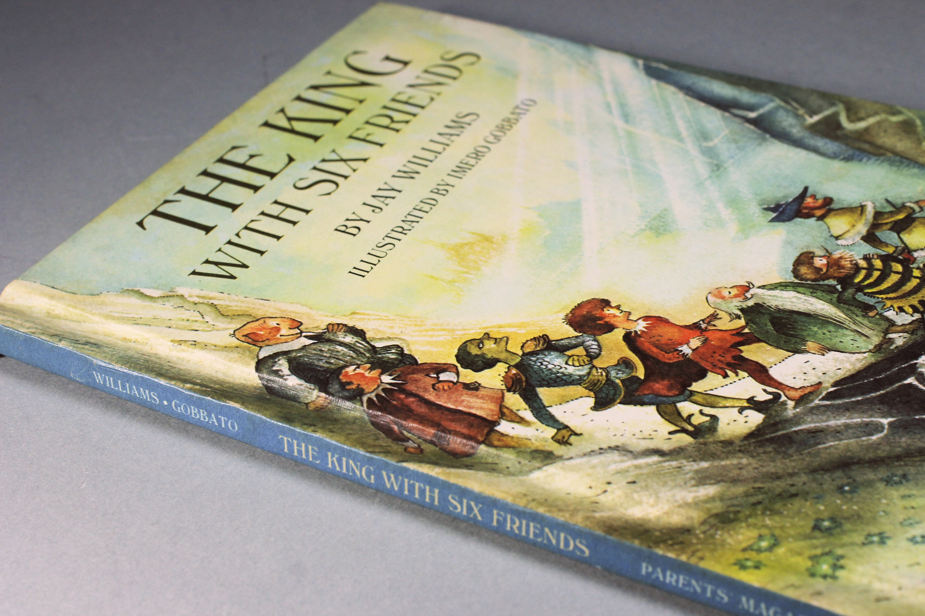 1968 Children's Hardcover Book, The King With Six Friends, Jay Williams ...