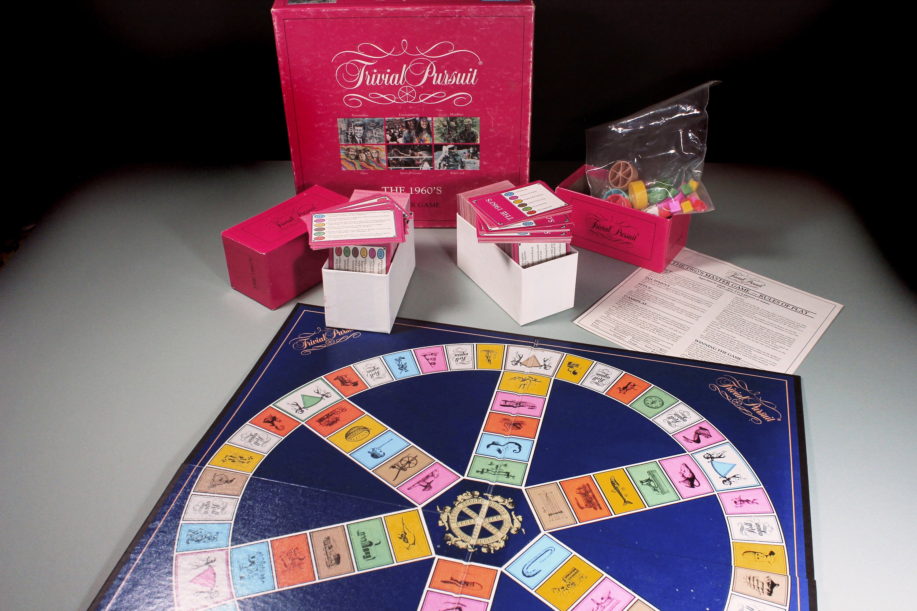 Trivial Pursuit Game The 1960 s Master Game Parker Brothers Board Trivial Pursuit Game The 1960 s Master Game Parker Brothers Board