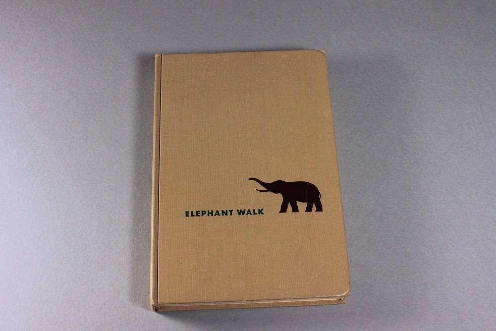 1949 Hardcover Book, Elephant Walk, Robert Standish, Fiction ...