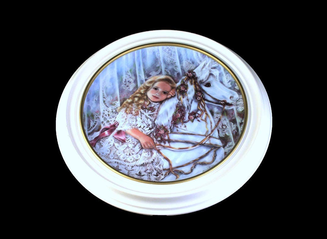 Knowles Framed Collector Plate, Tess, Limited Edition, Heirlooms and ...
