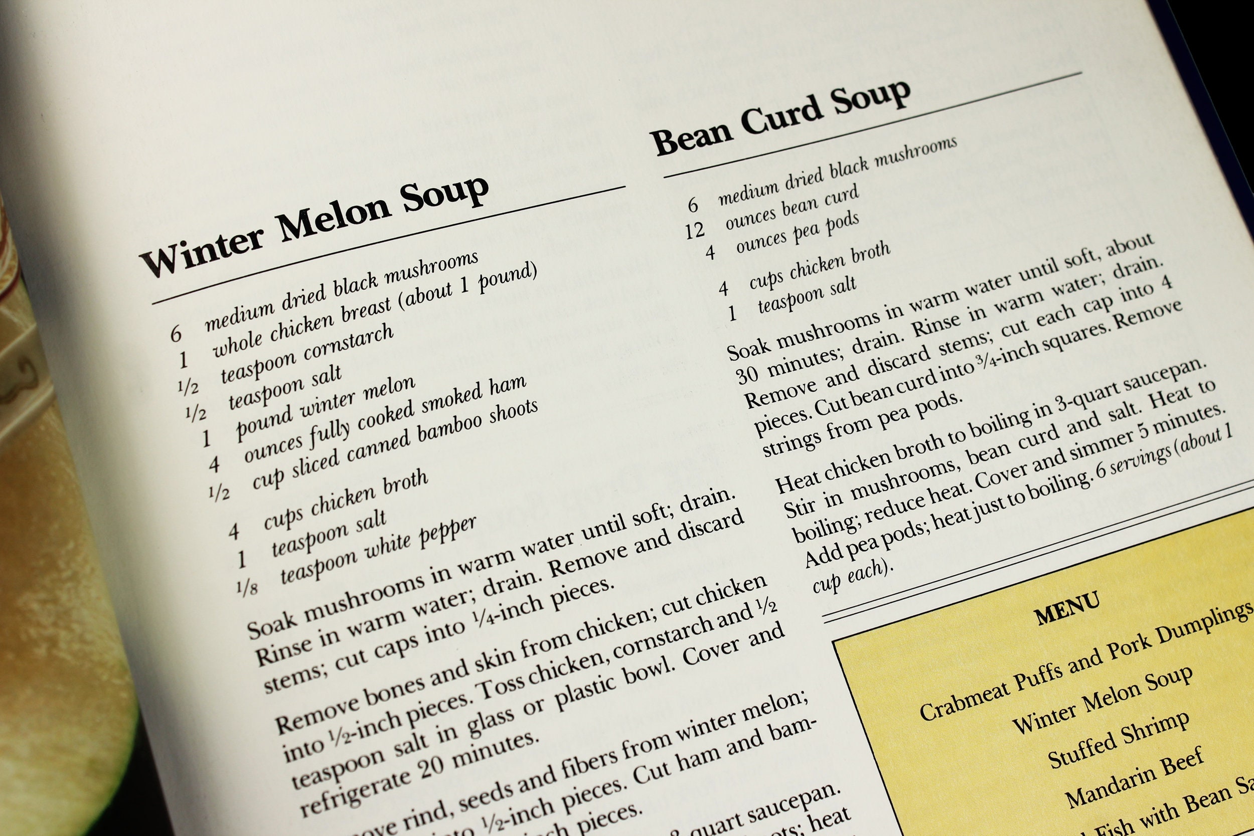 Cookbook, Betty Crockers Chinese Cookbook, Leeann Chin, Reference Book, Recipes