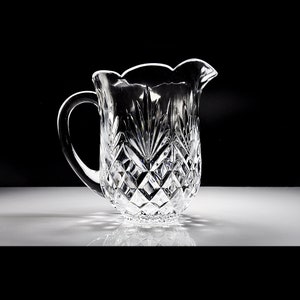Crystal Pitcher and Four Tumblers Set - Godinger Shannon Collection ...