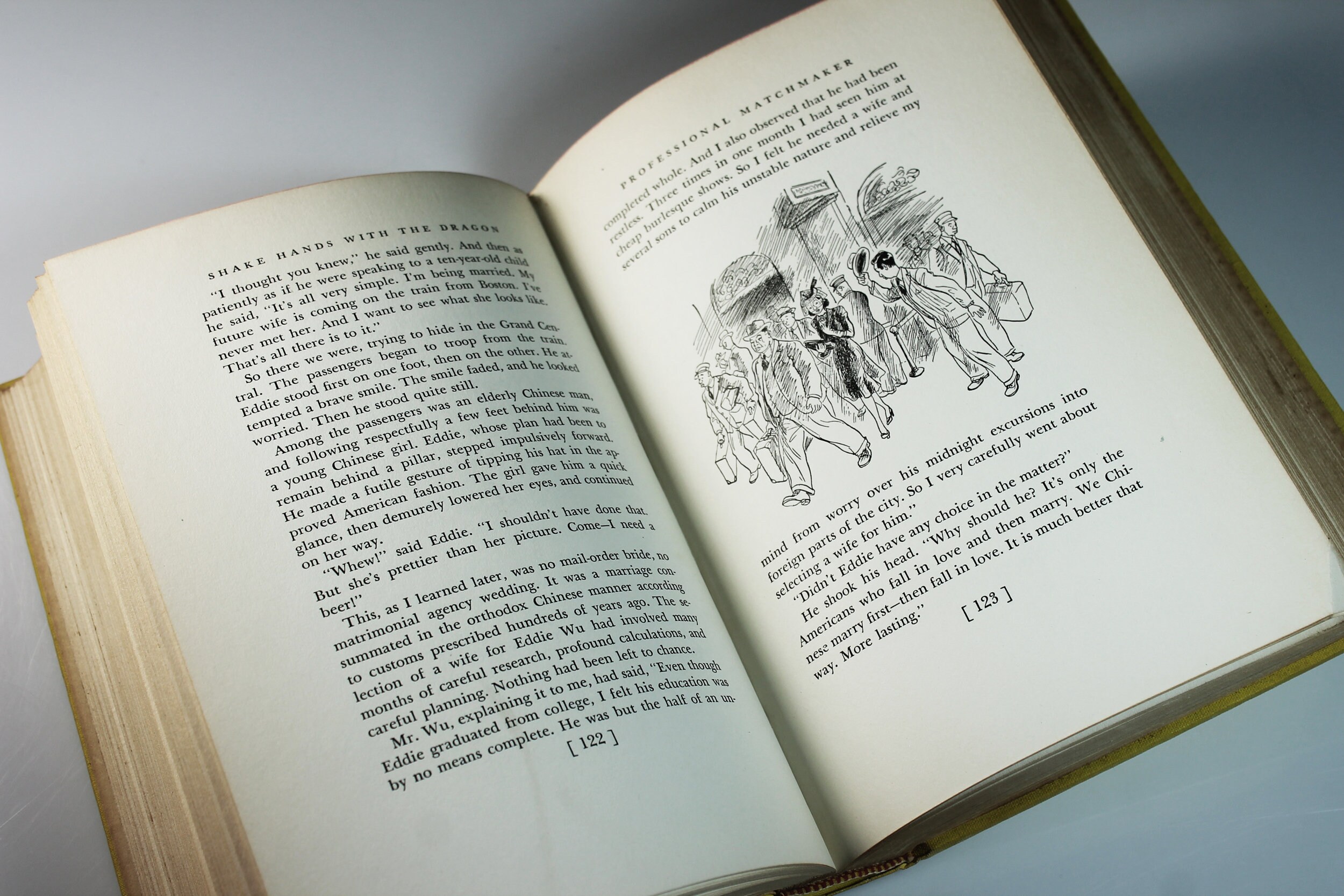 1941 Hardcover Book, Shake Hands with The Dragon, Carl Glick, Asian ...