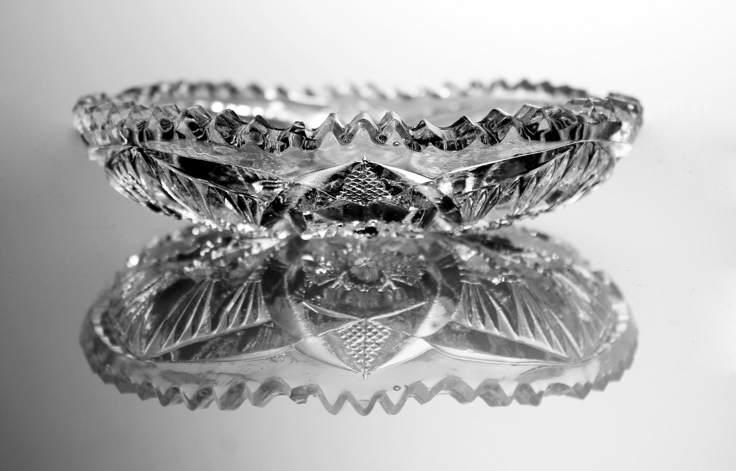 Antique EAPG Nappy Bowl, Imperial Glass, Hobstar, Clear Glass, 6 Inch ...