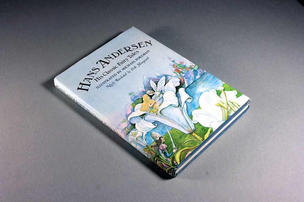 Children's Hardcover Book, Hans Andersen His Classic Fairy Tales ...