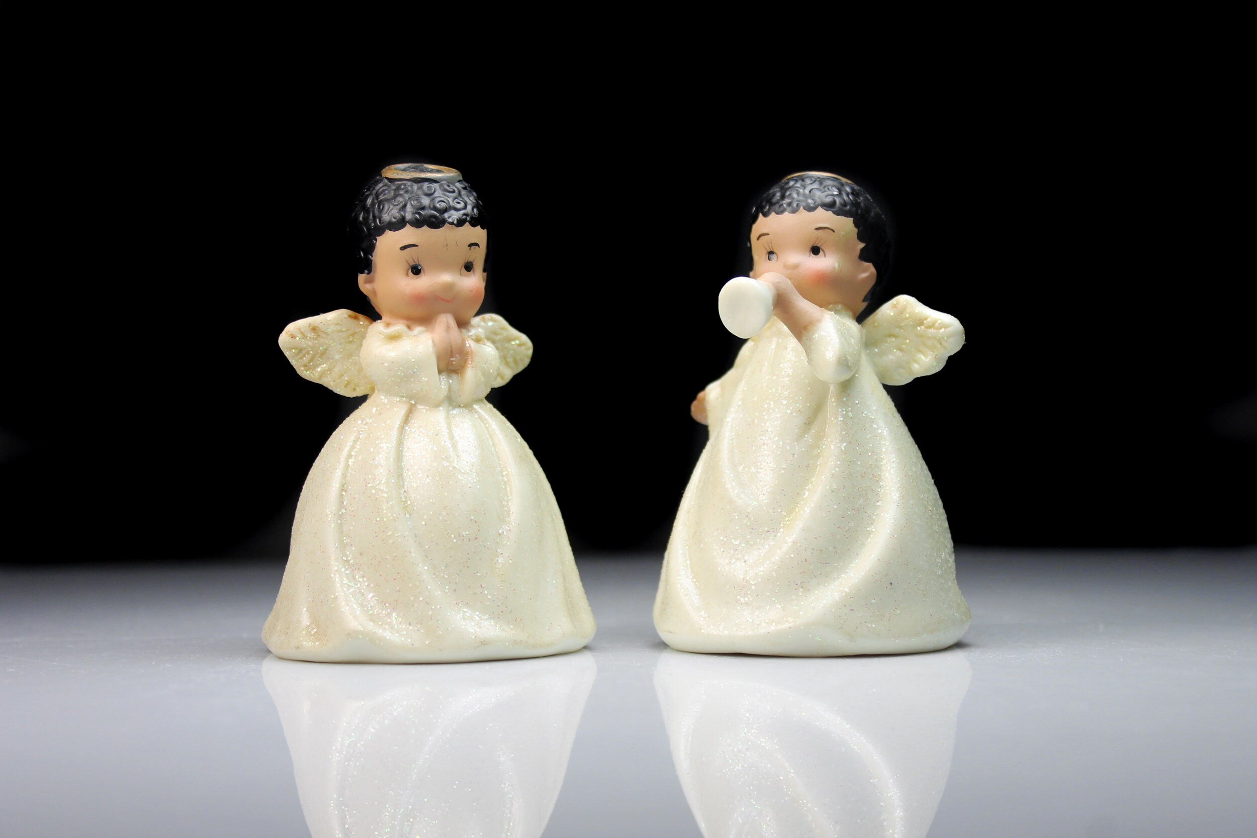 African American Angel Bells, Giftco Inc, Figurine Bell, Christmas ...