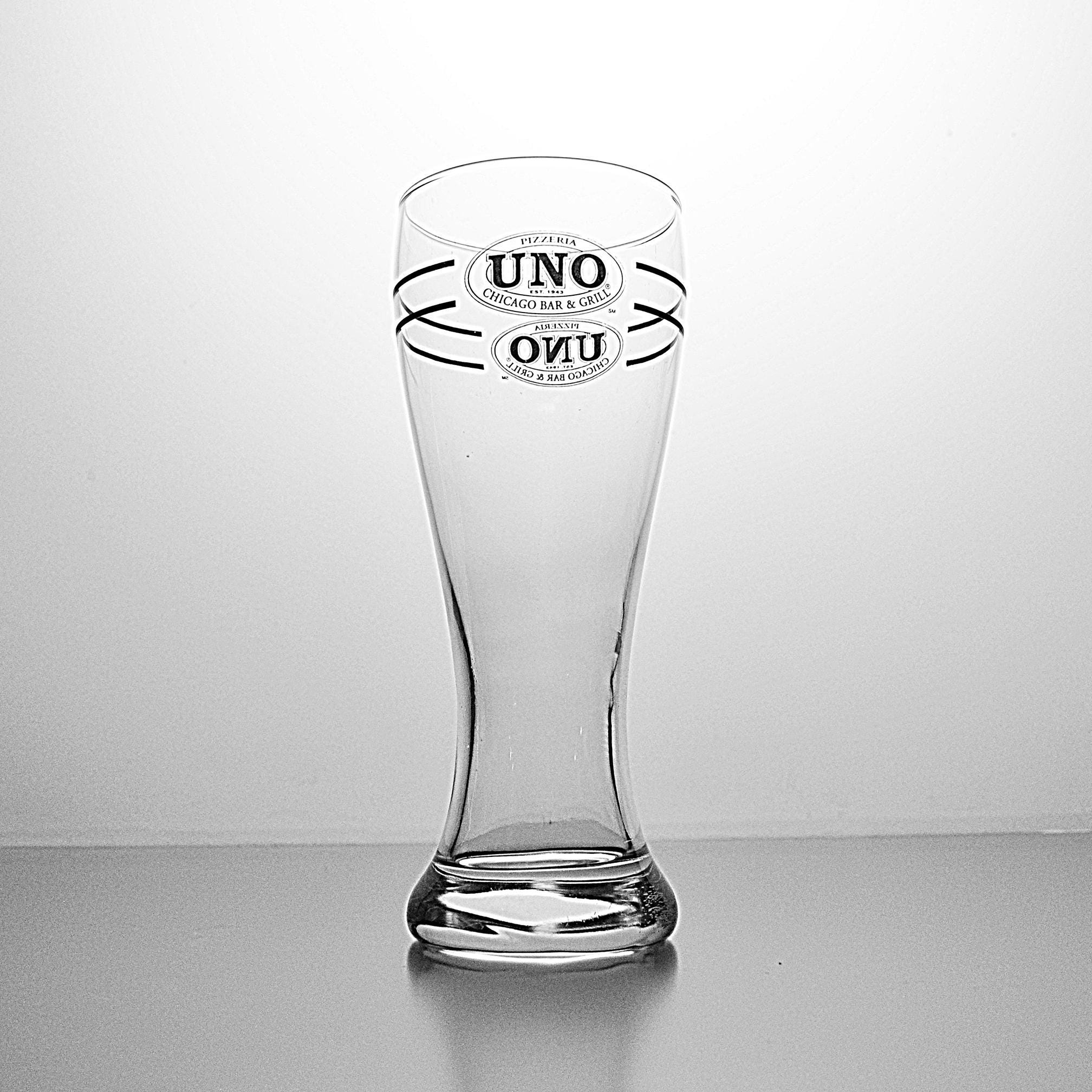 Uno Pizzeria Chicago Style Pilsner Glass - Collectible Beer Glass ...