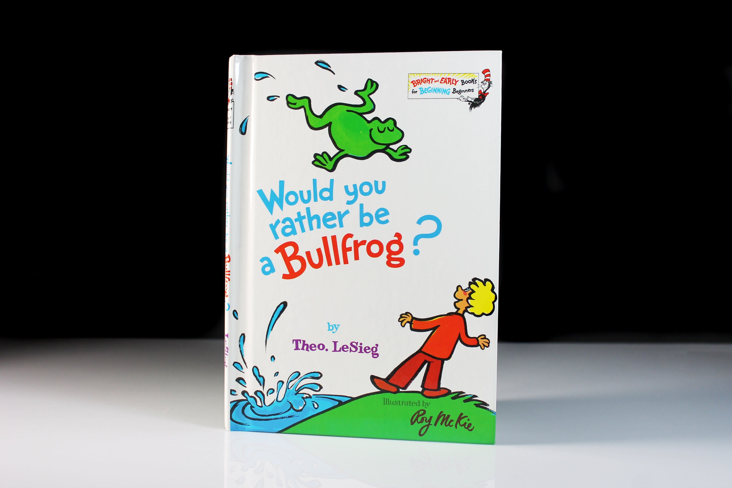 Children's Hardcover Book, Would You Rather Be A Bullfrog, Theo. LeSieg ...