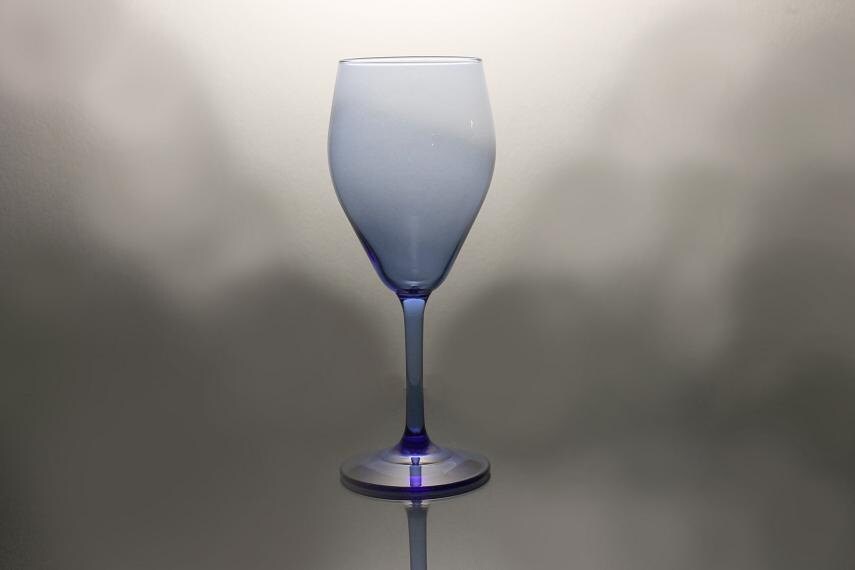 Wine Glass Cobalt Blue Old Morgantown Glassware