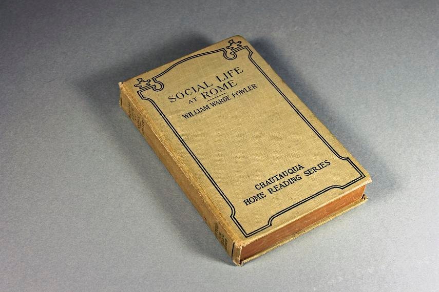 1909 Hardcover Antiquarian Book, Social Life at Rome, William Fowler ...