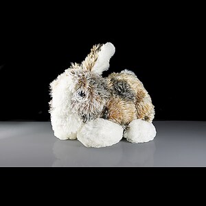 Bunny Rabbit Stuffed Animal, Dan Dee, Brown Calico, Fluffy, Soft Plush, Nursery Decor, 12 Inch ...