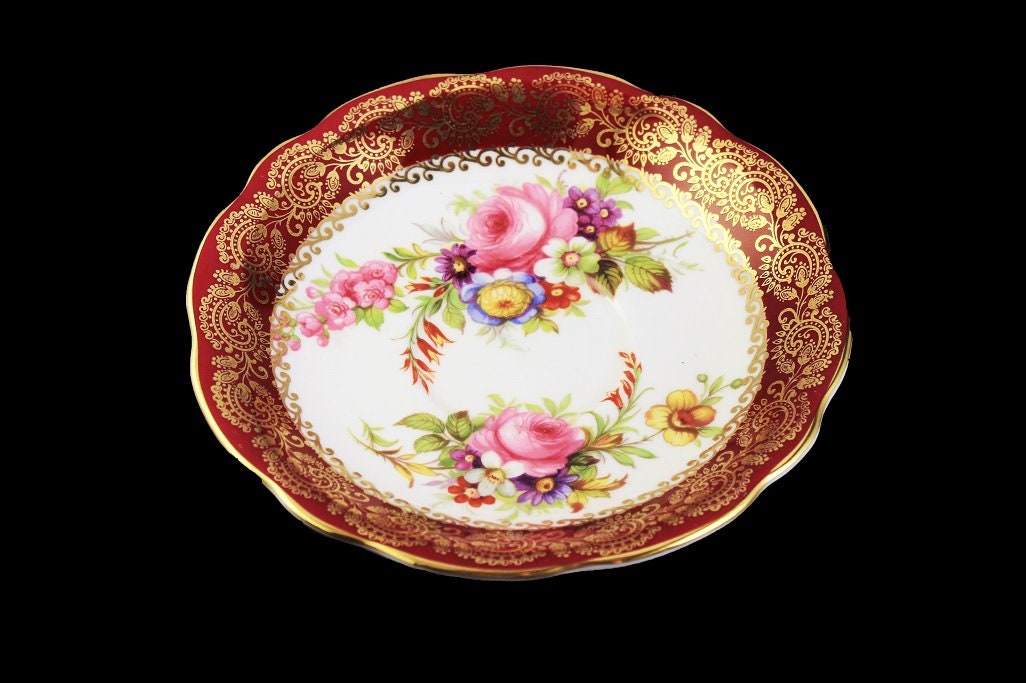 Teacup and Saucer, E B Foley, Bone China, England, Fine Bone China ...