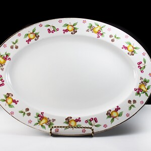 Platter, Empress China, Orchard Pattern, Porcelain, Fruit Pattern, Fine ...