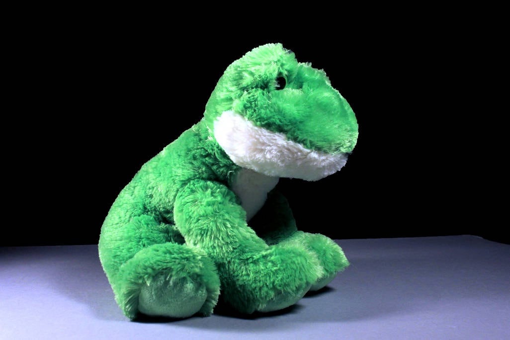 Frog Stuffed Animal, Aurora, Fluffy, Soft, Green and White, Sitting Frog