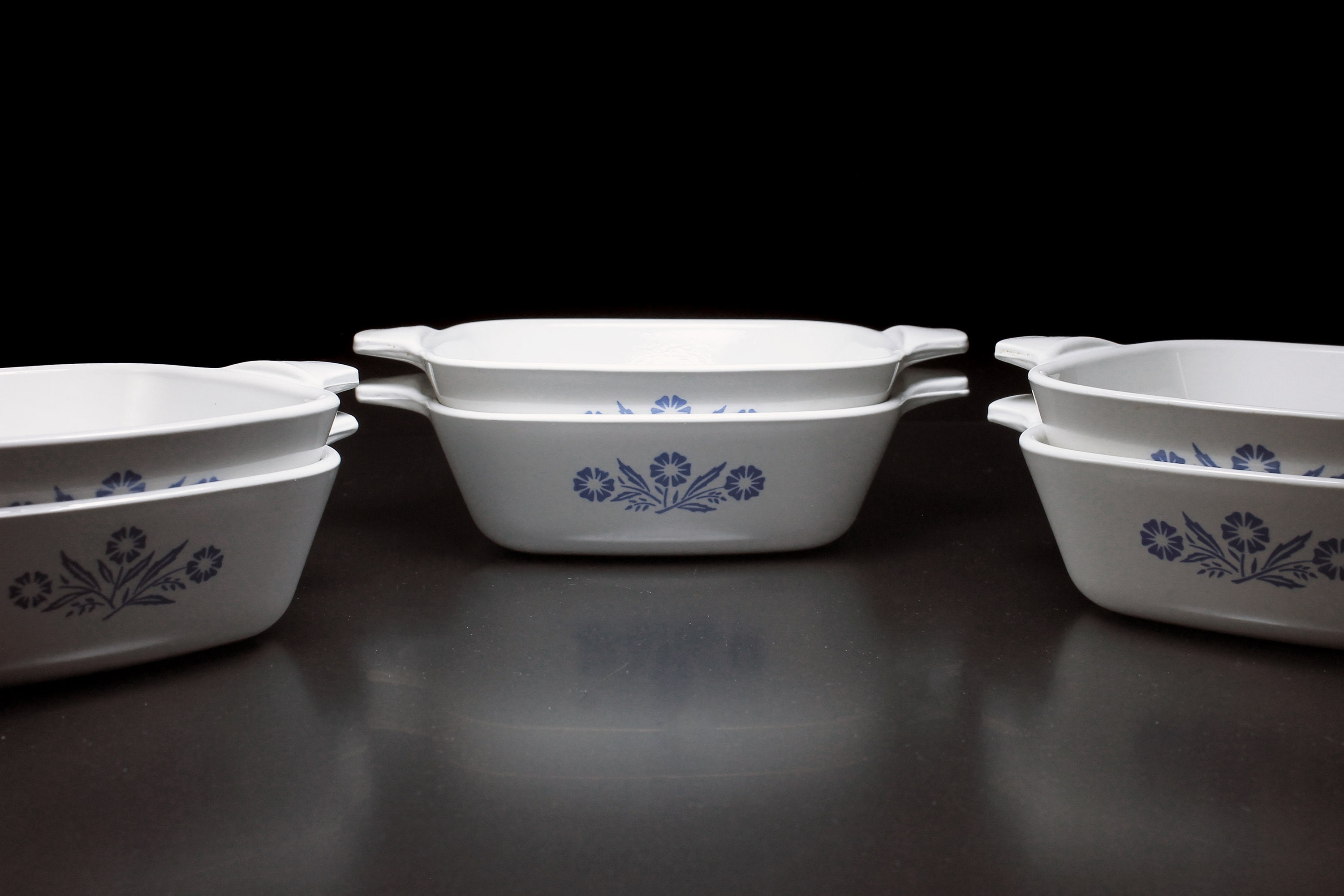 Corning Ware Petite Pans, Cornflower, Individual Casserole, Dinnerware ...