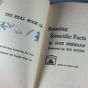 Children's Hardcover Book, Amazing Scientific Facts, Educational Book ...