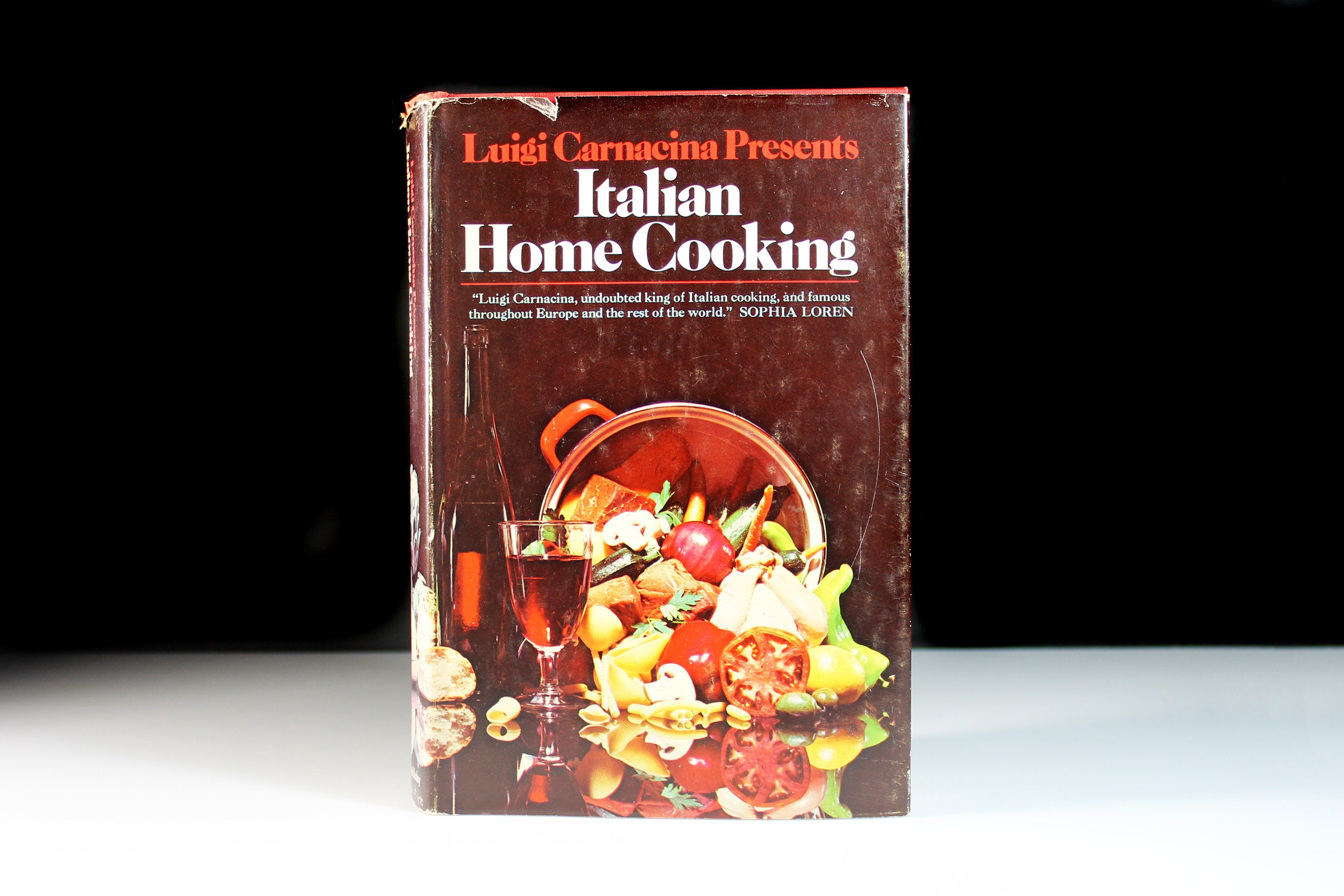Cookbook, Italian Home Cooking, Luigi Carnacina, Recipes, Hardcover ...