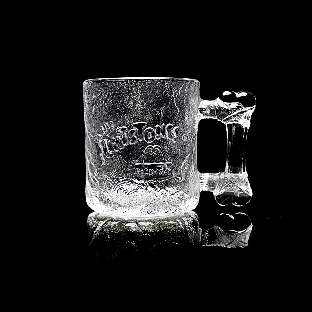 Flintstones Pre Dawn Mug, Mcdonald's Collectible, Figural Mug, Clear ...