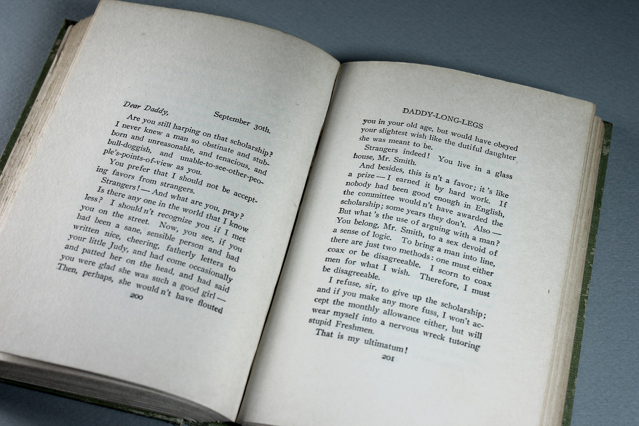 1912 Hardcover Book, Daddy-Long-Legs, Jean Webster, First Edition ...
