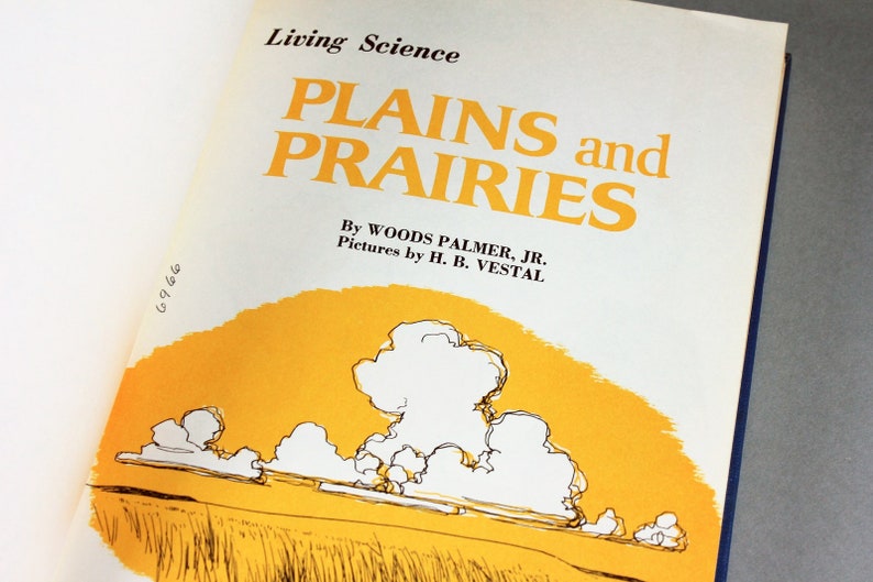 1968 Children's Hardcover Book Living Science Plains and | Etsy