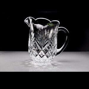 Crystal Pitcher and Four Tumblers Set - Godinger Shannon Collection ...