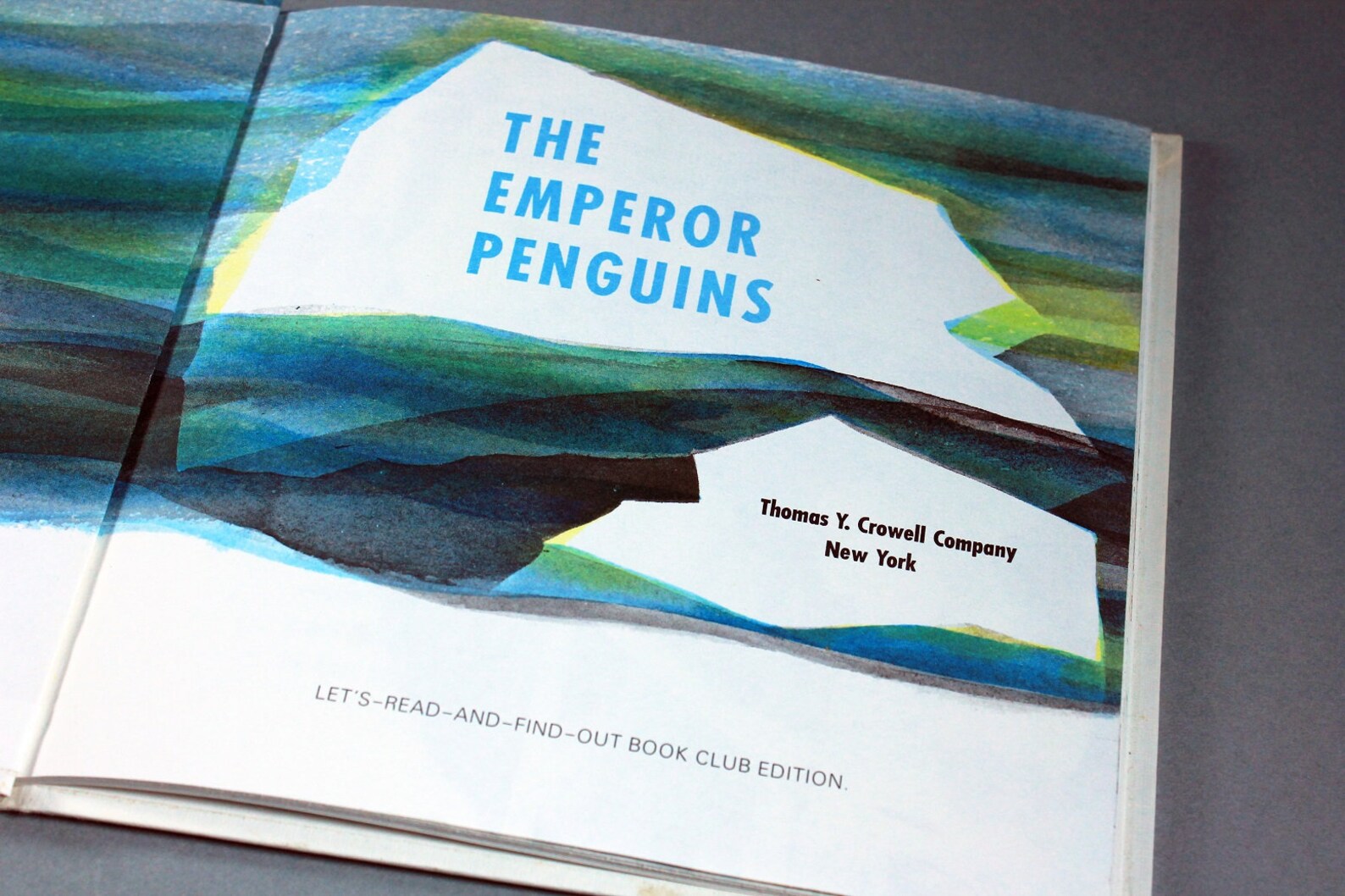 1969 Children's Hardcover Book, the Emperor Penguins, Kazue Mizumura ...
