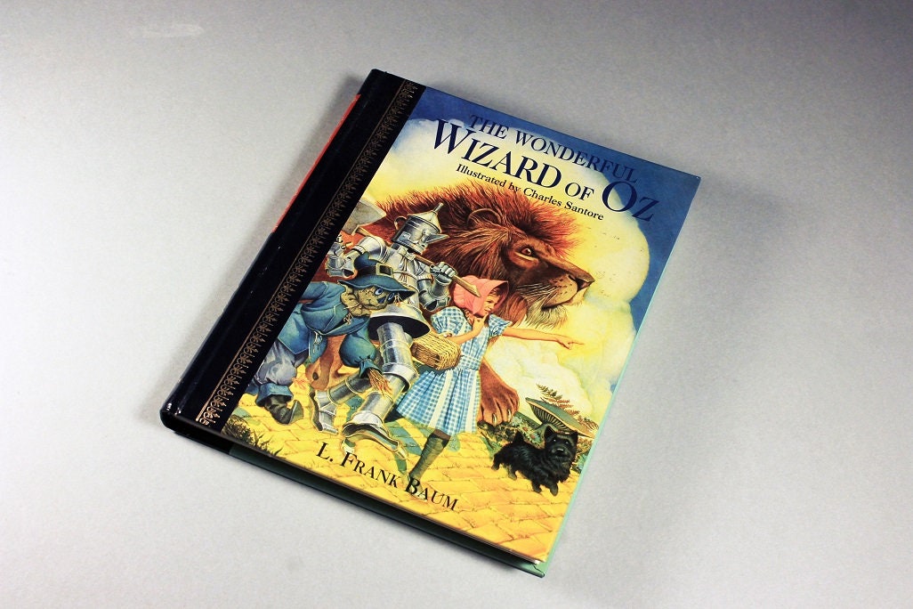 Children's Hardcover Book, The Wizard of Oz, L. Frank Baum, Fiction ...