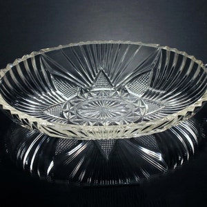 Oval Handled Olive Bowls, Hazel Atlas, Relish Tray, Set of 2, Fan and ...