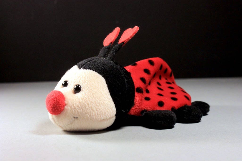 Russ Ladybug, Valentine's Day Gift, Plush Animal, Plush Lady Bug, Red ...