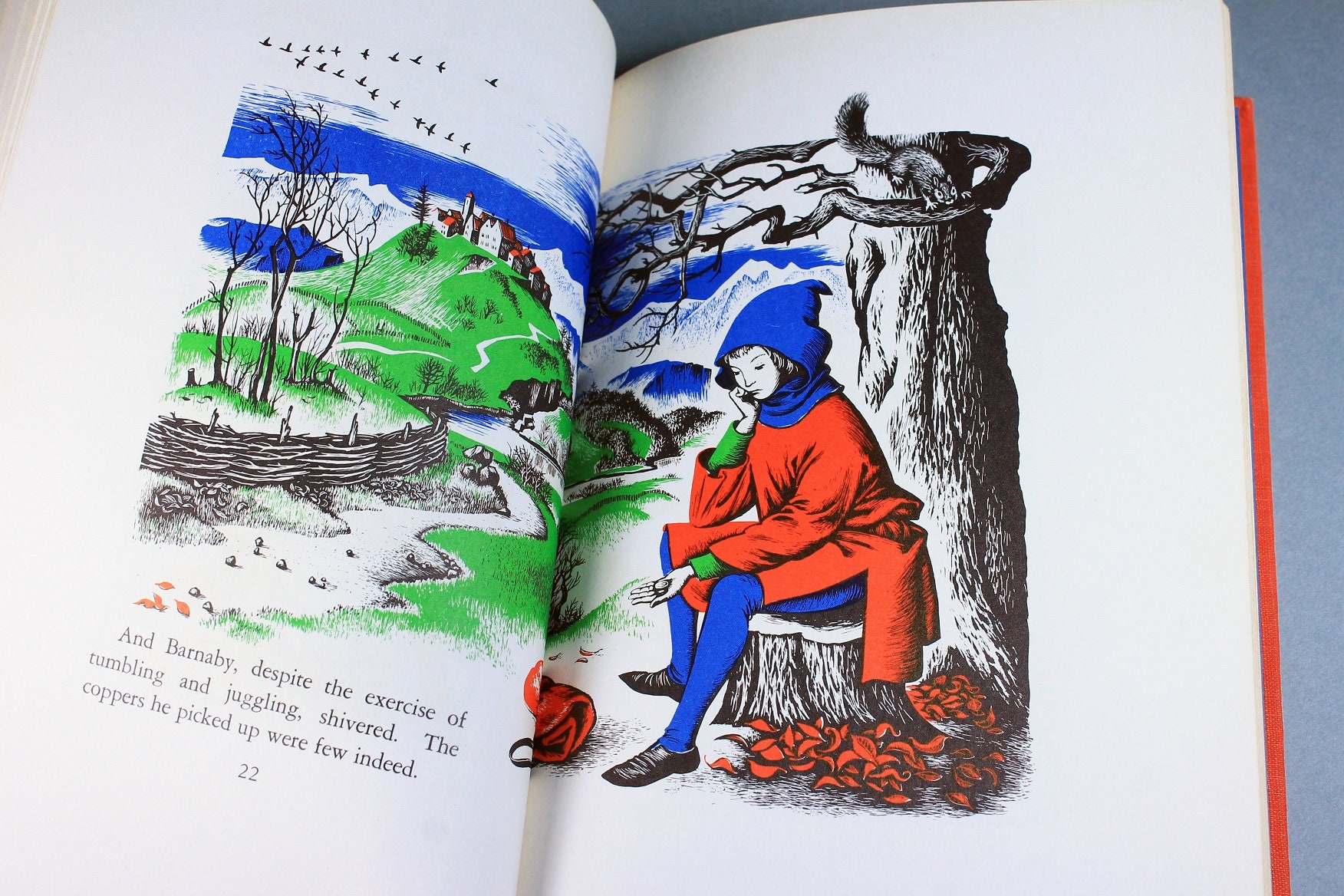 Children's Hardcover Book, The Little Juggler, Christmas Story, Fiction ...