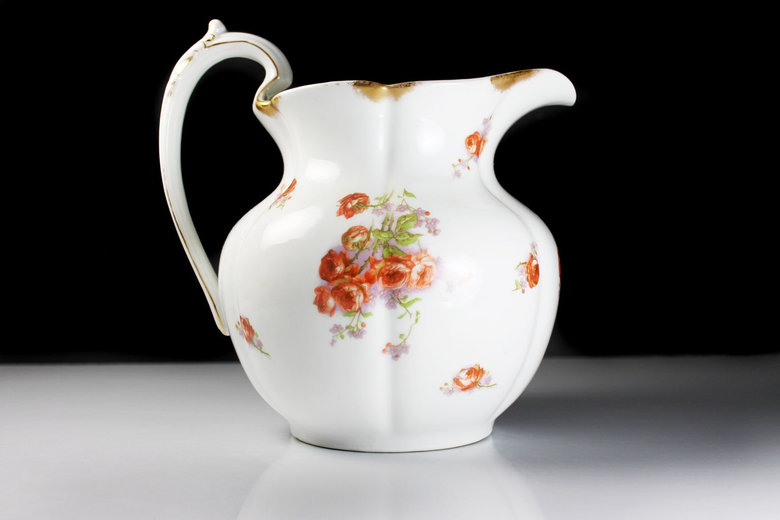 Antique Pitcher T&V Limoges France Tressemanes and Vogt - Etsy