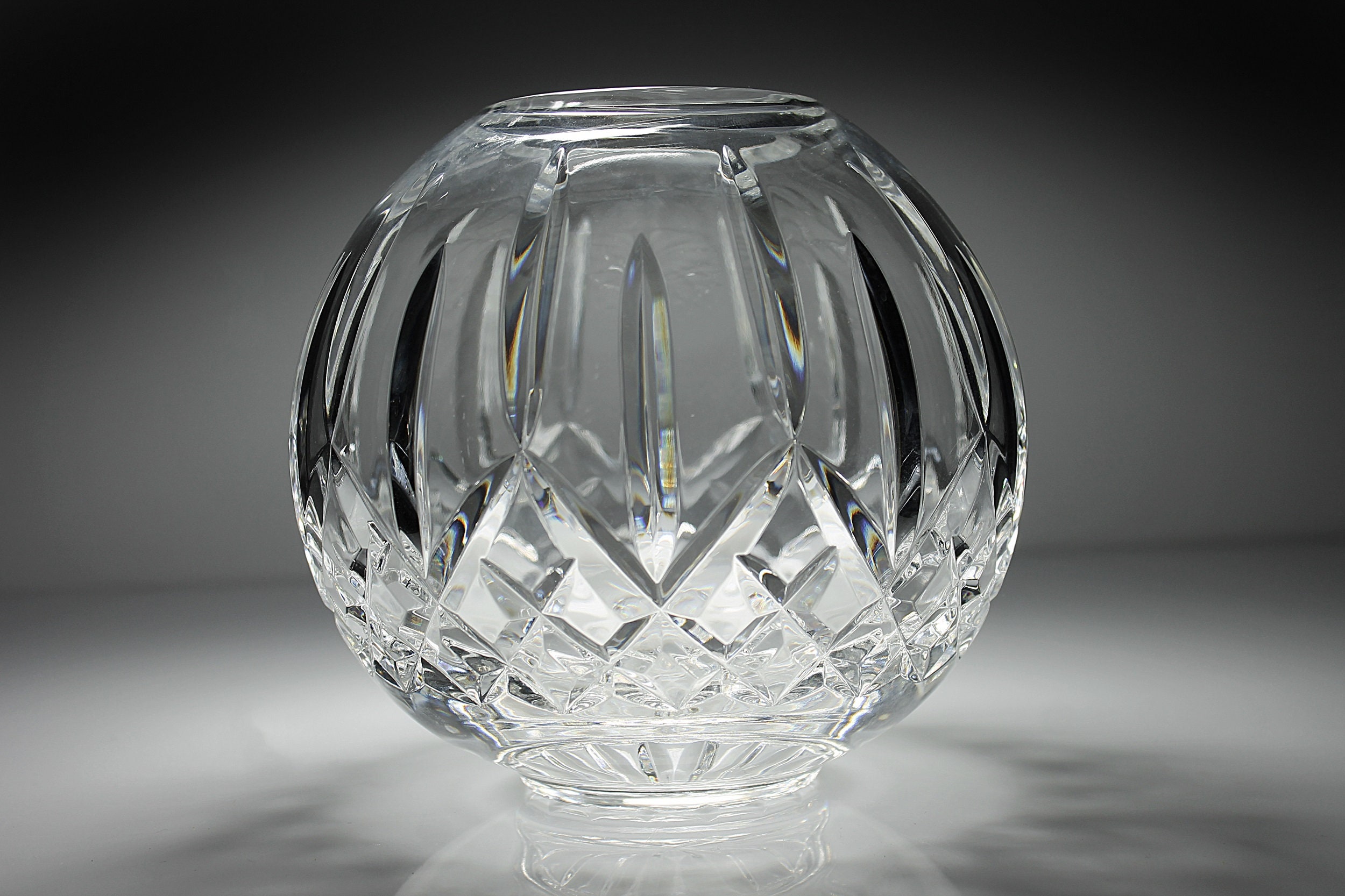 Waterford Crystal Rose Bowl, Lismore, Cut Glass, Centerpiece, 6 Inch ...