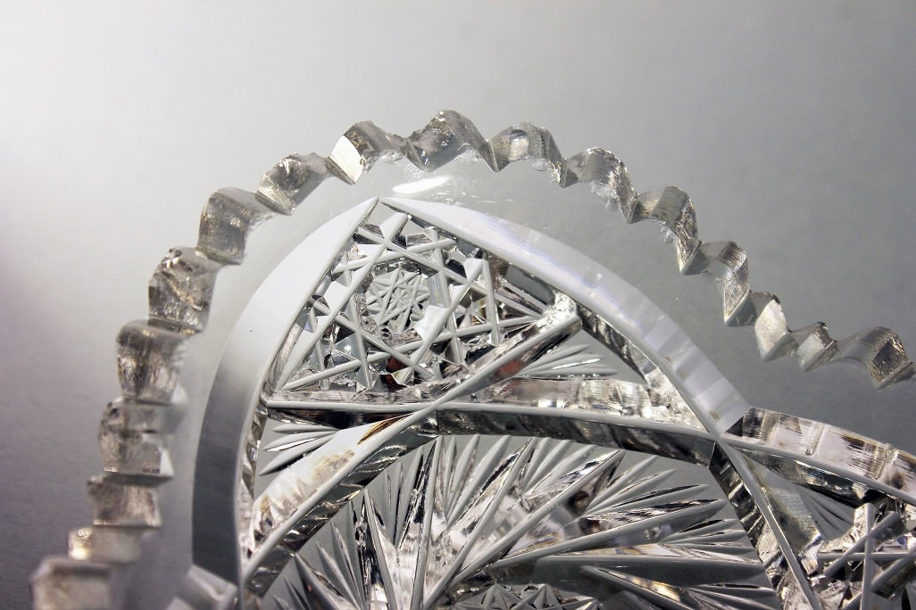 American Brilliant, Crystal Relish Dish, Antique, Oval, Cut Glass ...