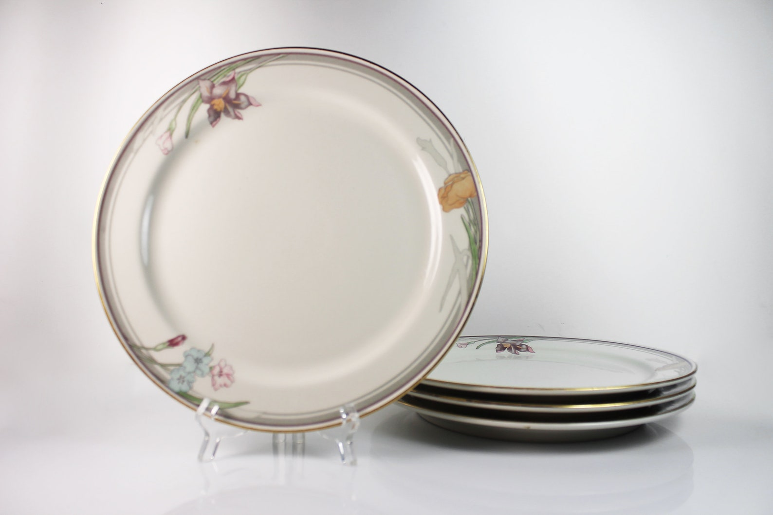 Dinner Plates Shenango China Set of Four Floral 11 Inch - Etsy