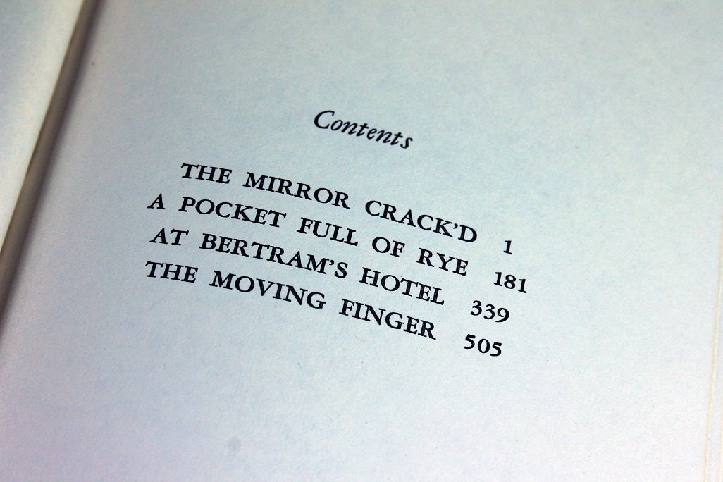 1980 Hardcover Book, Miss Marble Meets Murder, Agatha Christie, Mystery ...