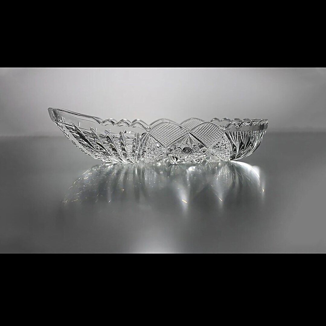 Antique EAPG Pickle Dish, US Glass, Regal, Clear Glass, Relish Dish ...