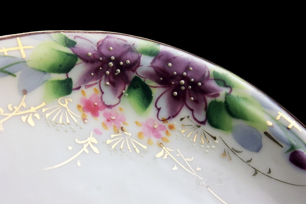 Dessert Plates, Bread and Butter Plates, Made in Japan, Hand Painted ...