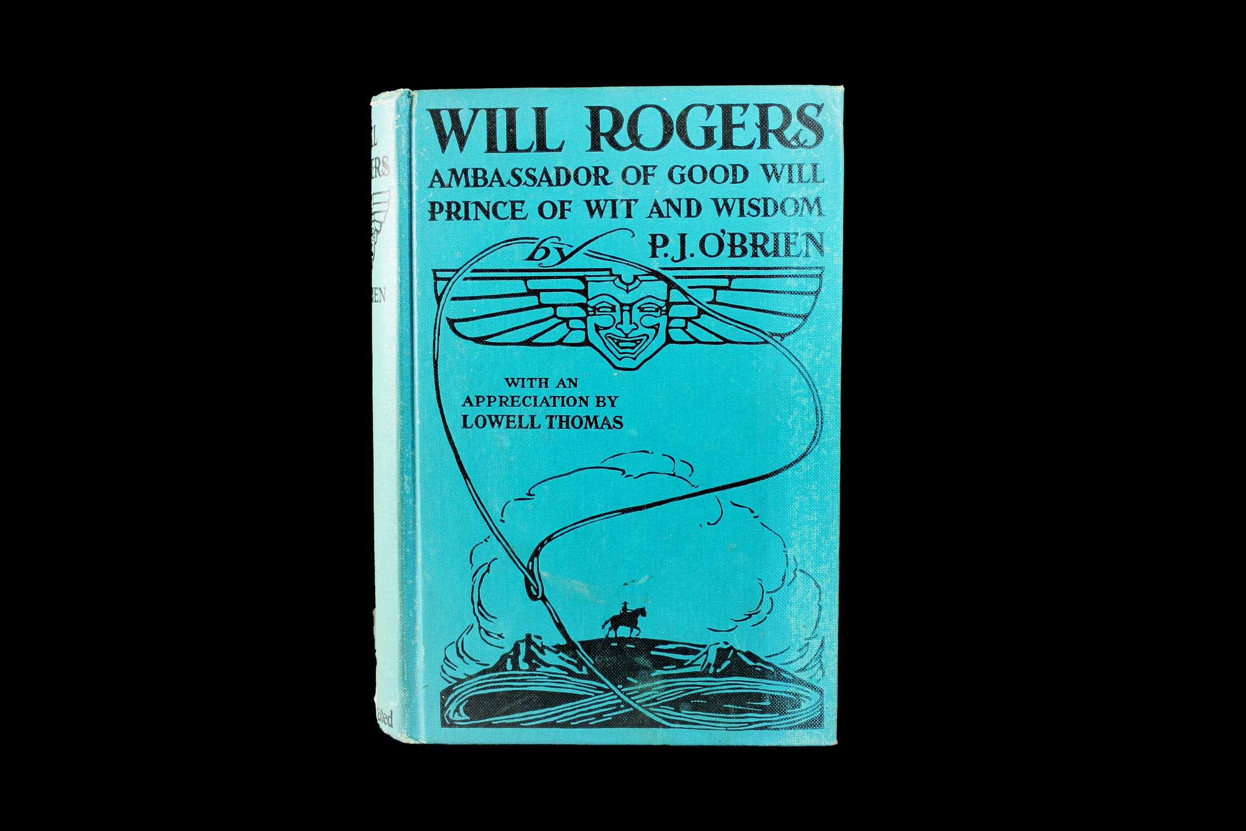 Hardcover Book, Will Rogers, P. J. O'Brien, First Edition, Biography ...