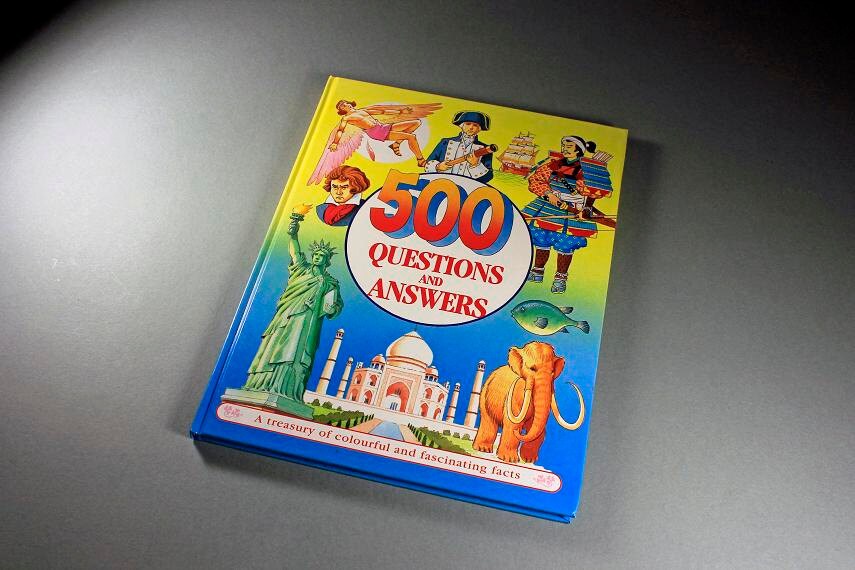 Children's Hardcover Book, 500 Questions and Answers, Anne McKie and ...