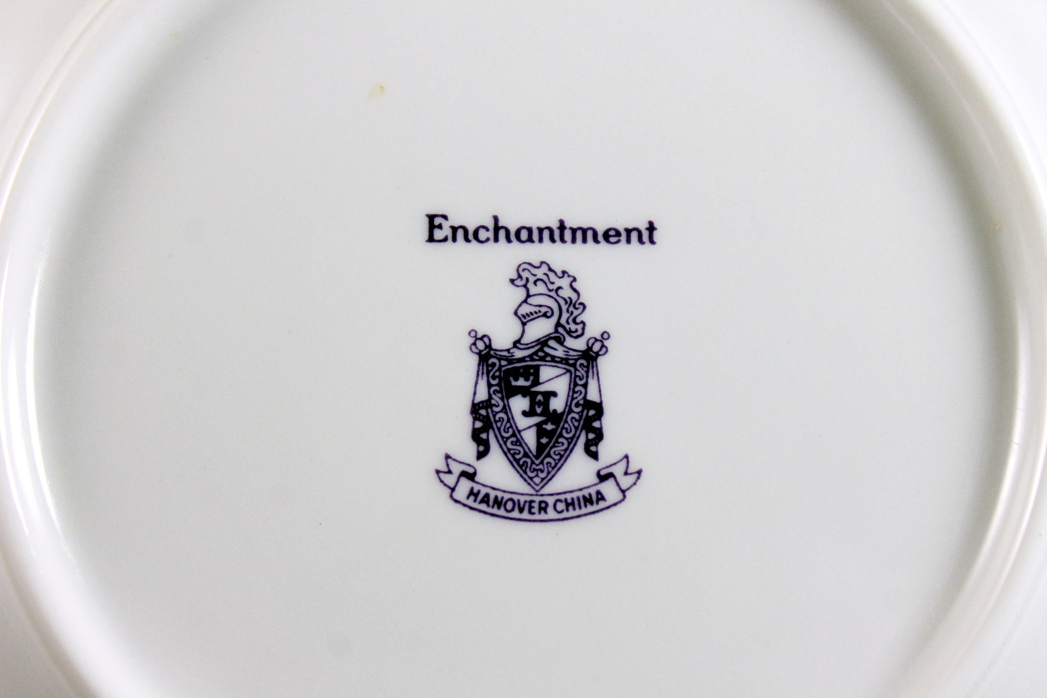 Salad Plates, Hanover Fine China, Enchantment, Lily of the Valley, Set of 4